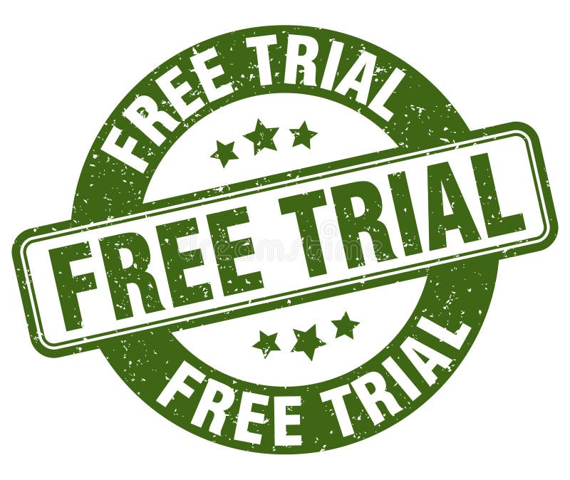 Free Trial Stamp. Free Trial Label. Round Grunge Sign Stock Vector - Illustration of seal, trial ...