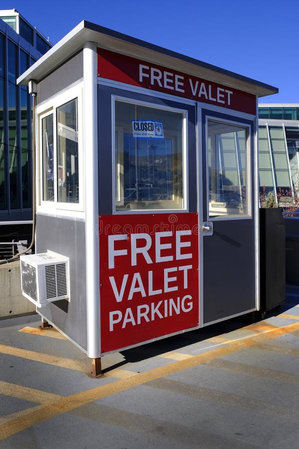Free Valet Parking Booth for Vehicles Stock Photo - Image of transport ...