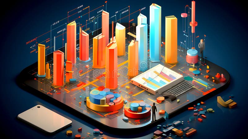 Free Business Analysis Technology Concept Isometric Illustration ...