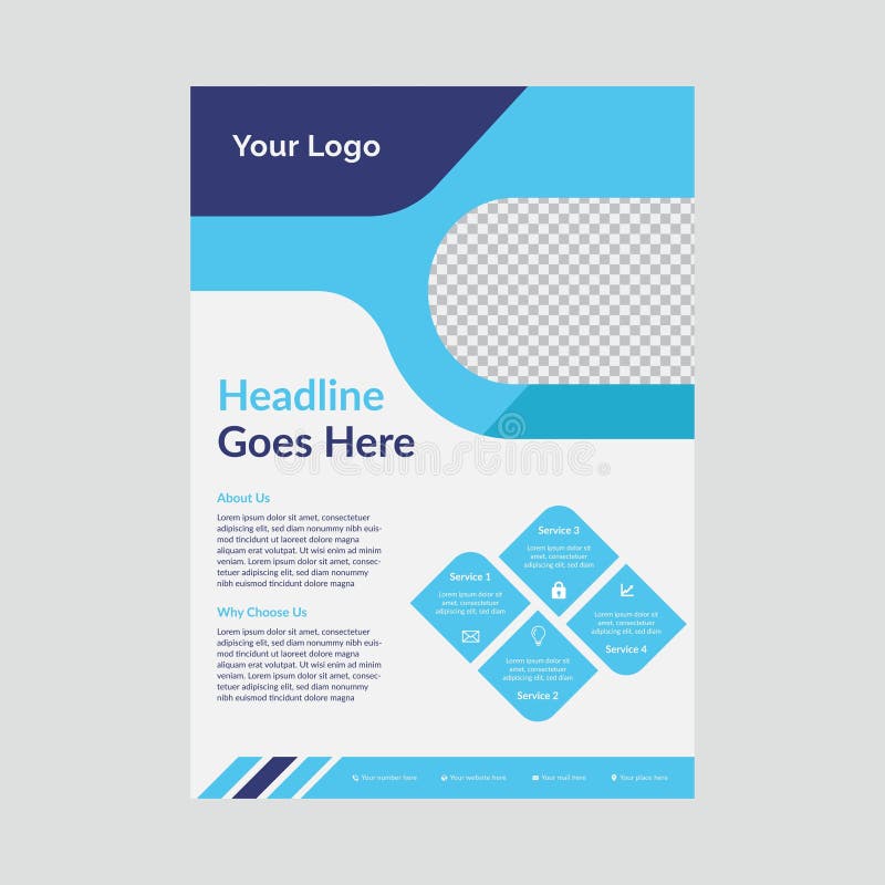 Free Vector Flyer Layout Design Template for Vector Flyer Leaflets ...