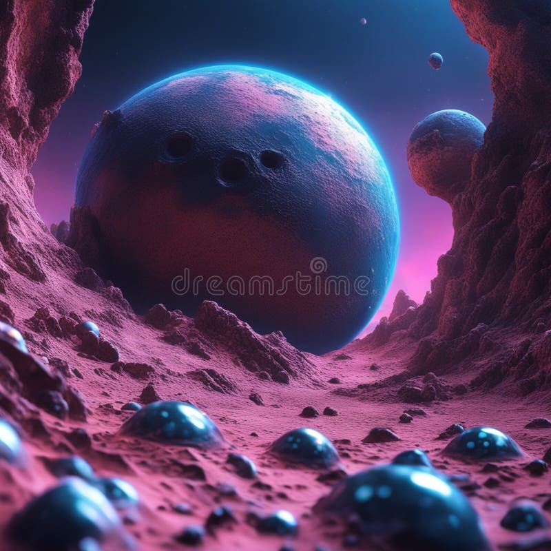 Free Vector Moon Concept Illustration Stock Illustration - Illustration ...