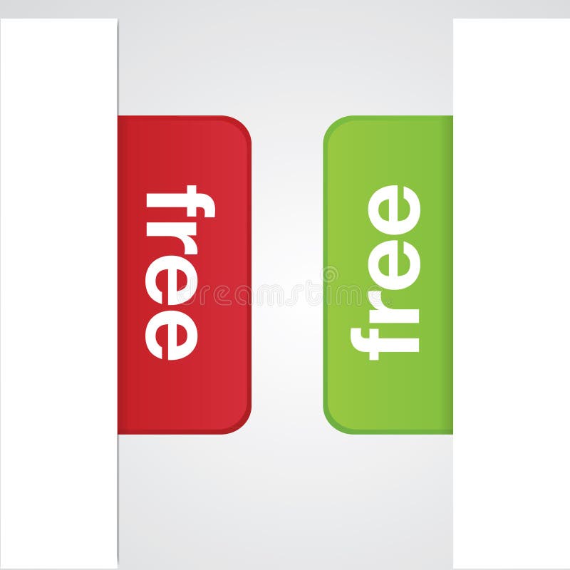 Free Vector Tabs stock vector. Illustration of flyer - 18052963