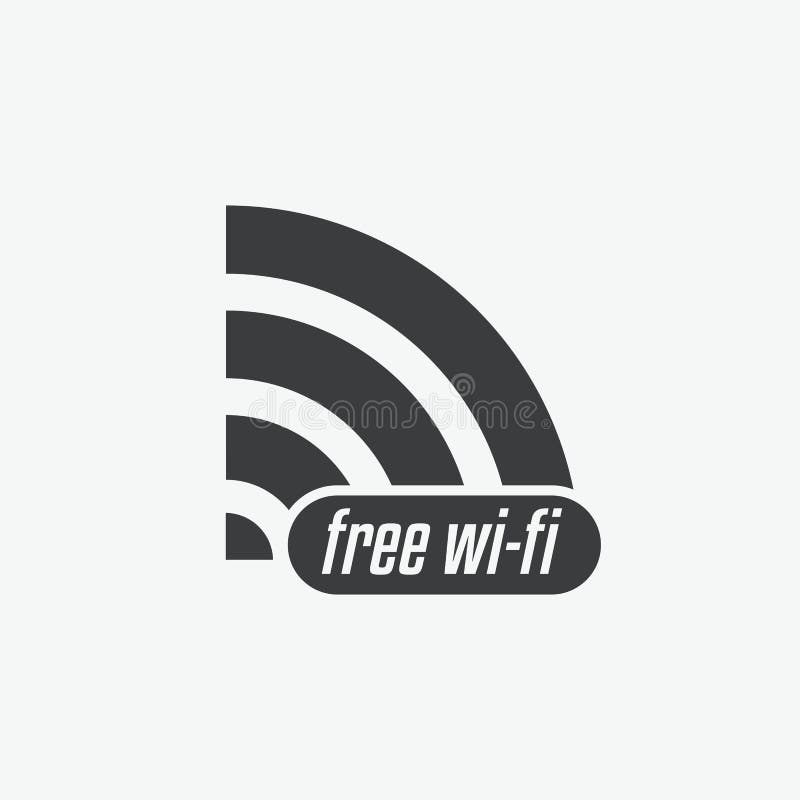 Free Wi-fi Vector Icon stock vector. Illustration of icon - 240425587