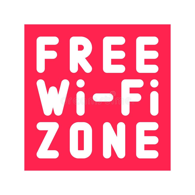 Free WiFi Logo Icon, Wireless Local Area Networking Vector Stock Vector ...