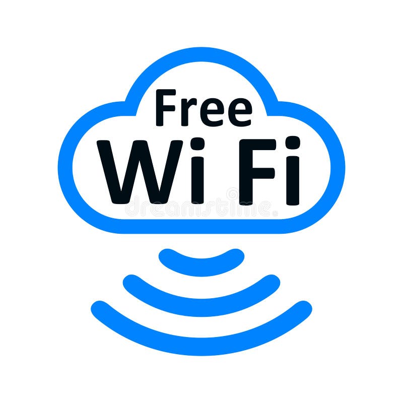 Free Wifi Logo Zone In Cloud -stock Vector Stock Vector - Illustration ...