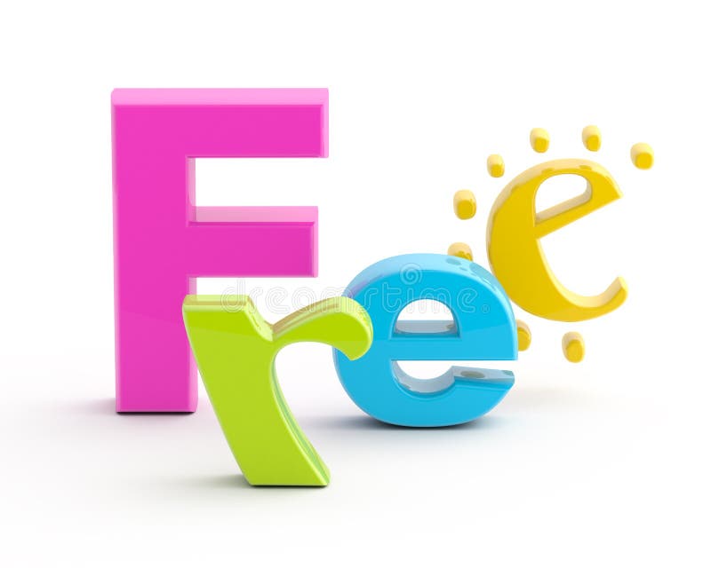 Free word. stock illustration. Illustration of opportunity - 14119793