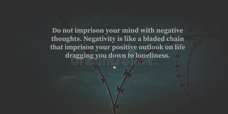 Free Yourself from Negativity. Stock Image - Image of logo, design ...