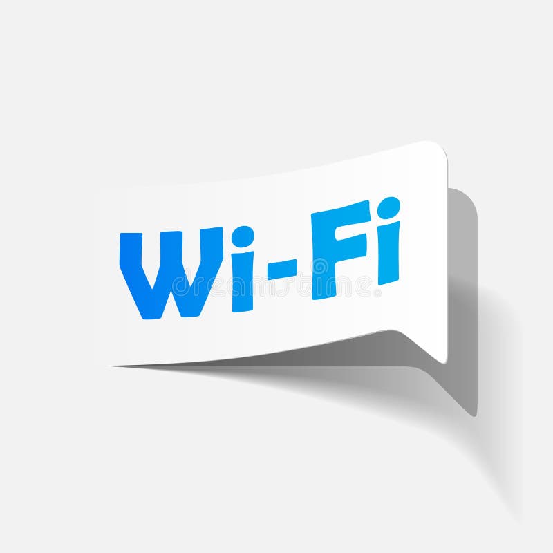 Wireless Word and Symbol - Mobile Connection Stock Illustration ...