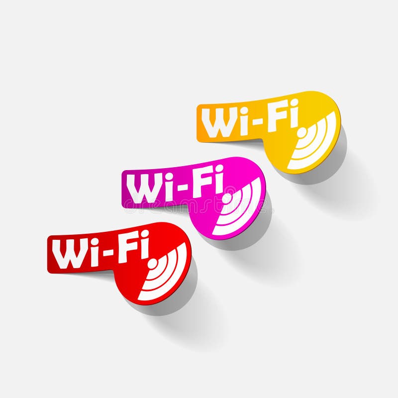Free Zone wi-fi, sticker stock vector. Illustration of area - 37807334