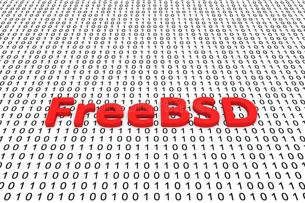 FreeBSD stock illustration. Illustration of render, tech - 95185003