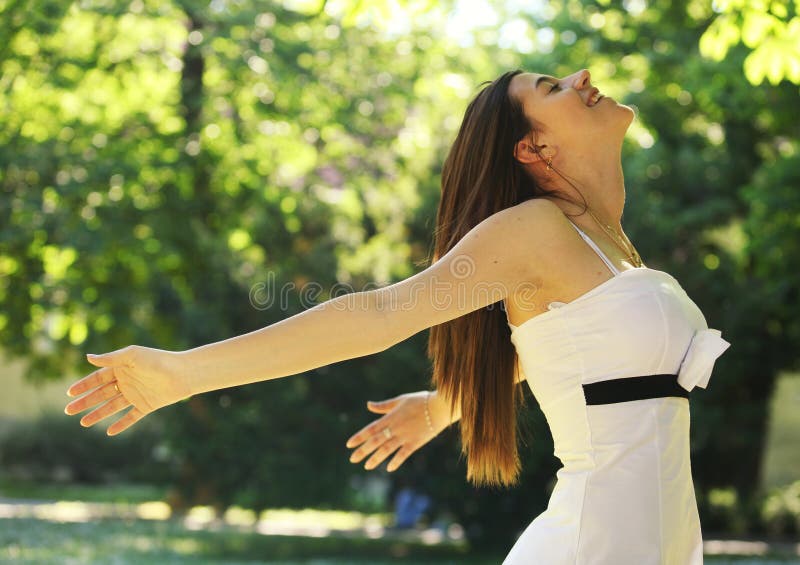 Freedom Concept stock photo. Image of clouds, color, human - 14318308
