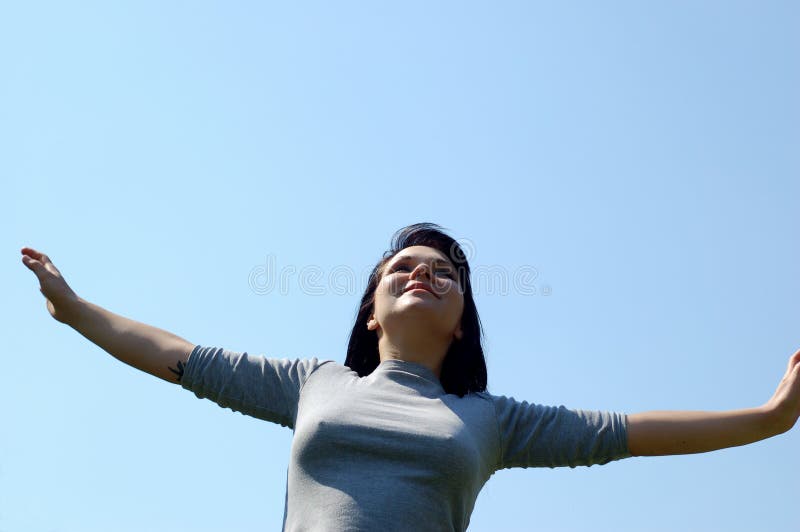 Freedom stock photo. Image of divine, happiness, attractive - 213190
