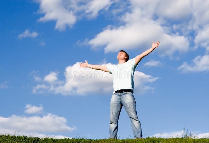 Our freedom stock photo. Image of meadow, joying, freedom - 11098268