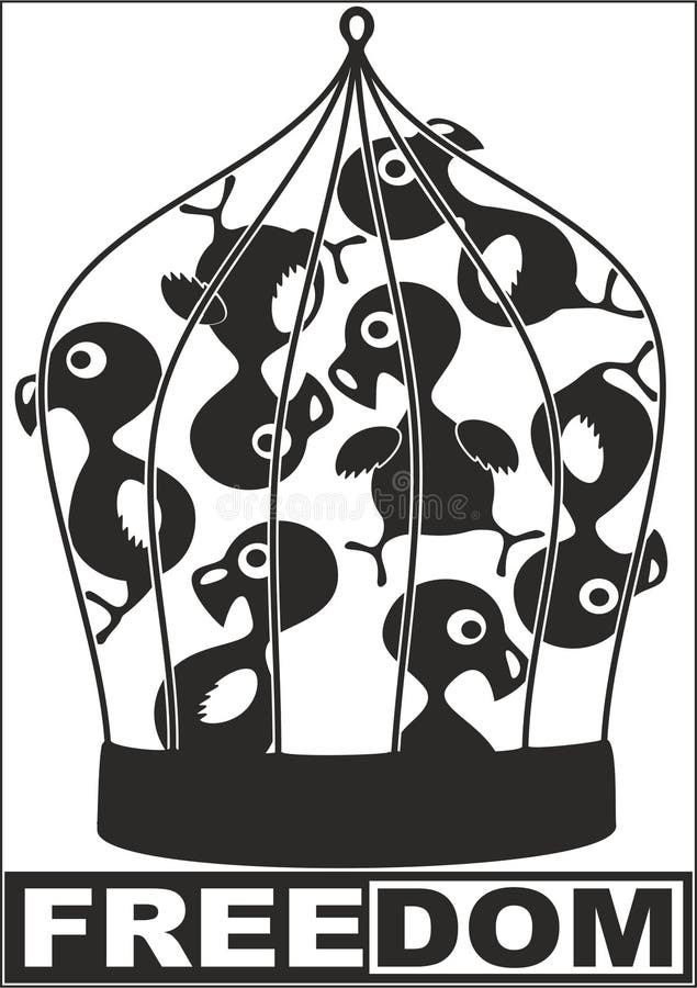 Freedom - Birds stock vector. Illustration of activist - 20249289