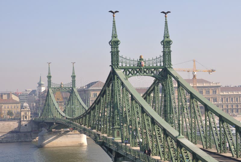 Freedom Bridge In Budapest Picture. Image: 16842153