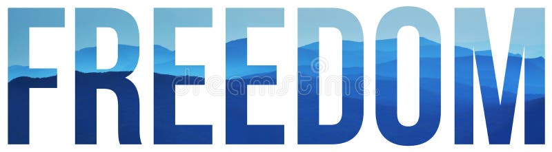 Freedom concept stock photo. Image of banner, beautiful - 98982892
