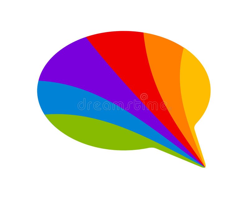 Freedom of Expression Vector Concept Shown with Speech Bubble in a ...