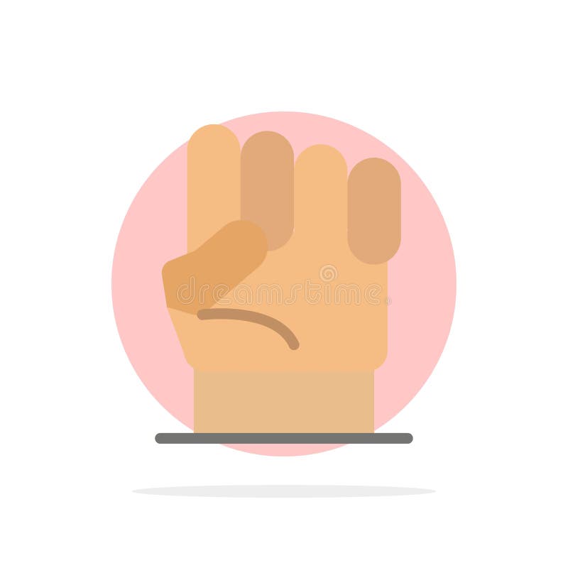 Freedom, Hand, Human, Power, Strength Abstract Circle Background Flat ...