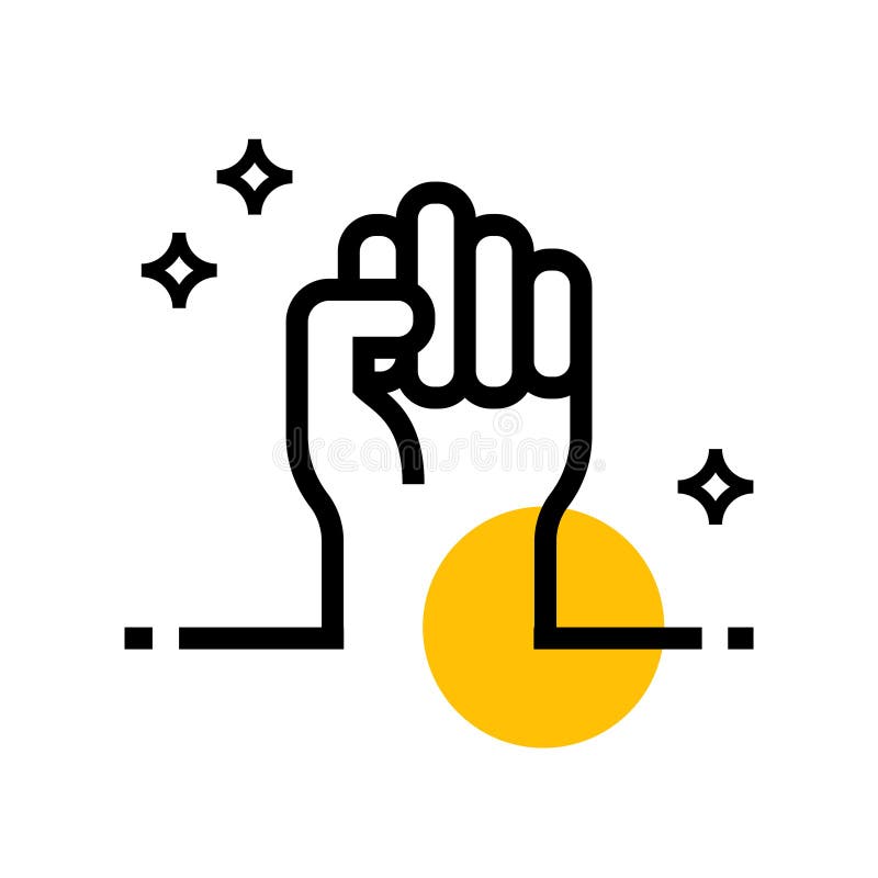 Freedom Hand Vector Icon Design Stock Vector - Illustration of logo ...