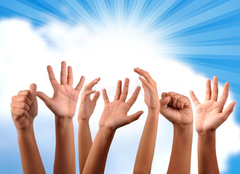 Freedom hands stock image. Image of people, hand, global - 10860913