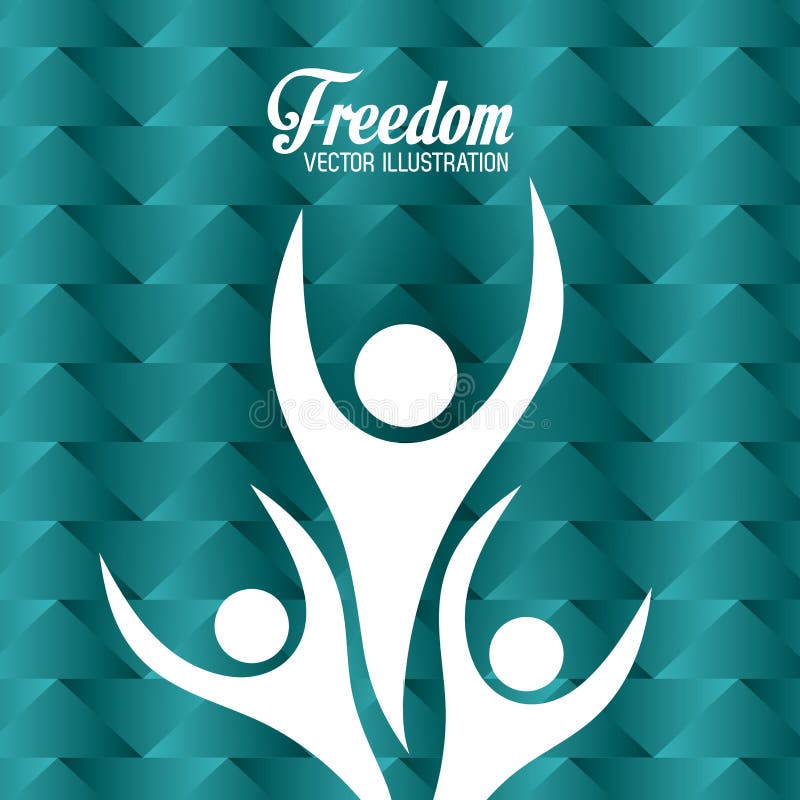 Freedom icons design stock vector. Illustration of clipart - 63076303