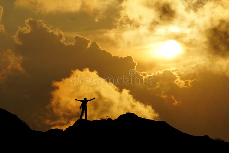 Freedom man in sunset stock photo. Image of background - 61554340 Freedom man in sunset stock photo. Image of background - 61554340