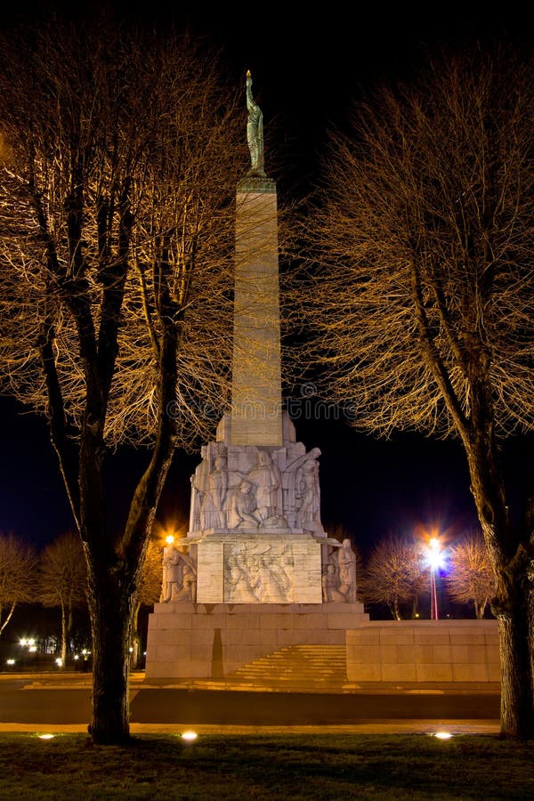 Freedom Monument, Riga stock image. Image of ancient - 24925583