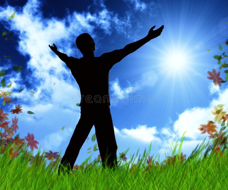 Freedom pose icons stock illustration. Illustration of park - 9455119