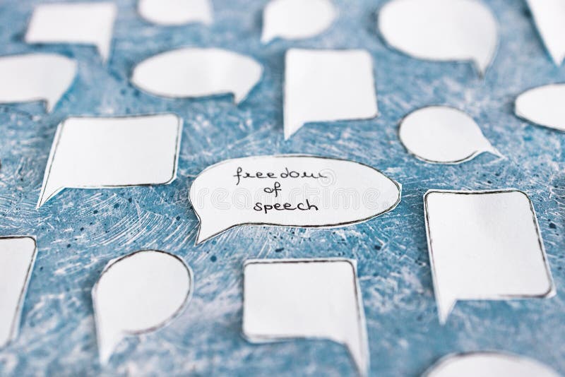 Freedom of Speech and Exchanging Ideas, Group of Different Comic ...