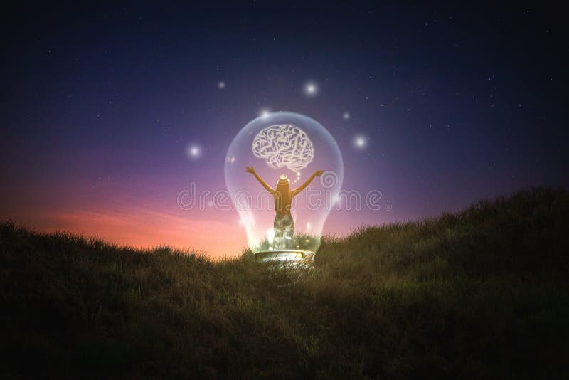 Freedom of Thought Creativity Stock Image - Image of lighting ...
