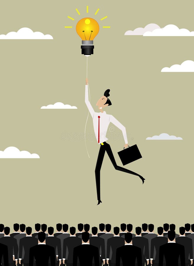 Freedom of Thought, Ideas Concept Stock Vector - Illustration of ...