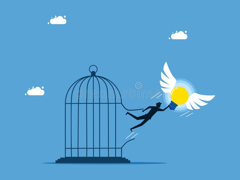 Freedom of Thought and Imagination. Light Bulb Led a Man To Escape from ...