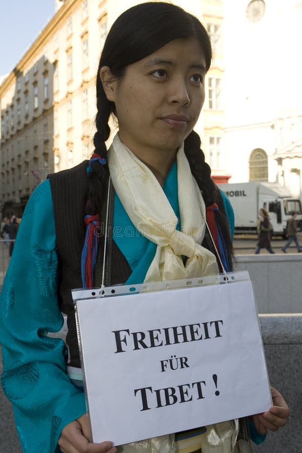 Freedom for Tibet stock photo. Image of characters, demonstration - 4752138