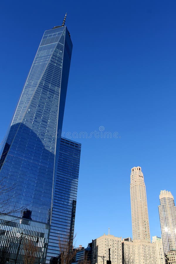 Freedom Tower, Manhattan editorial photography. Image of glass - 89167882