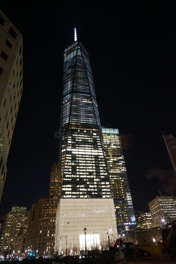 Freedom tower New York editorial stock image. Image of america - 60984919