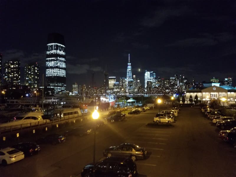 Freedom Tower at night editorial image. Image of view - 98693205