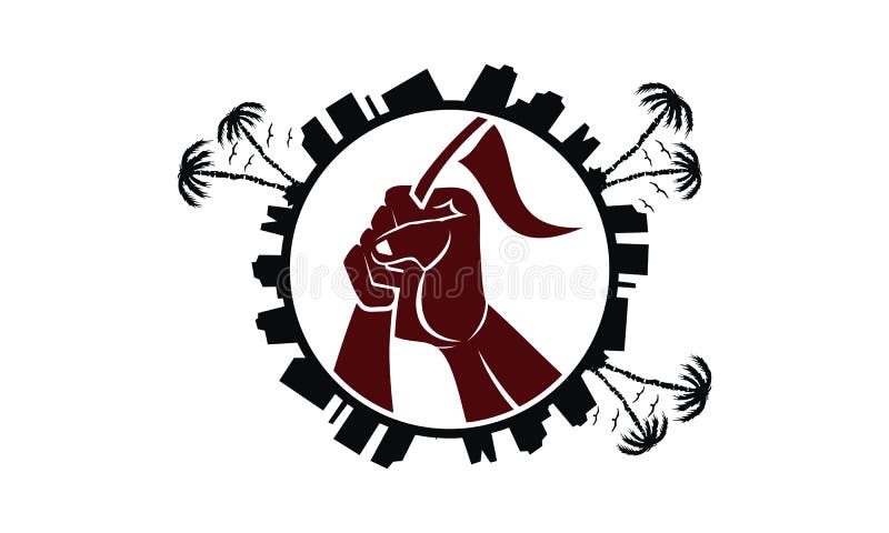 Freedom Vacation Logo Design Template Stock Vector - Illustration of ...