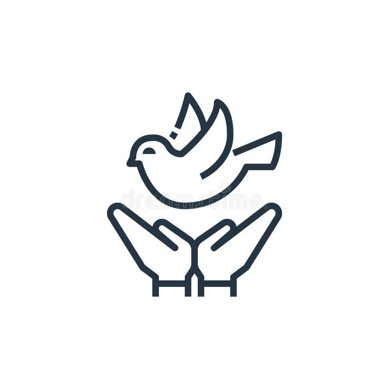 Freedom Vector Icon. Freedom Editable Stroke. Freedom Linear Symbol for ...