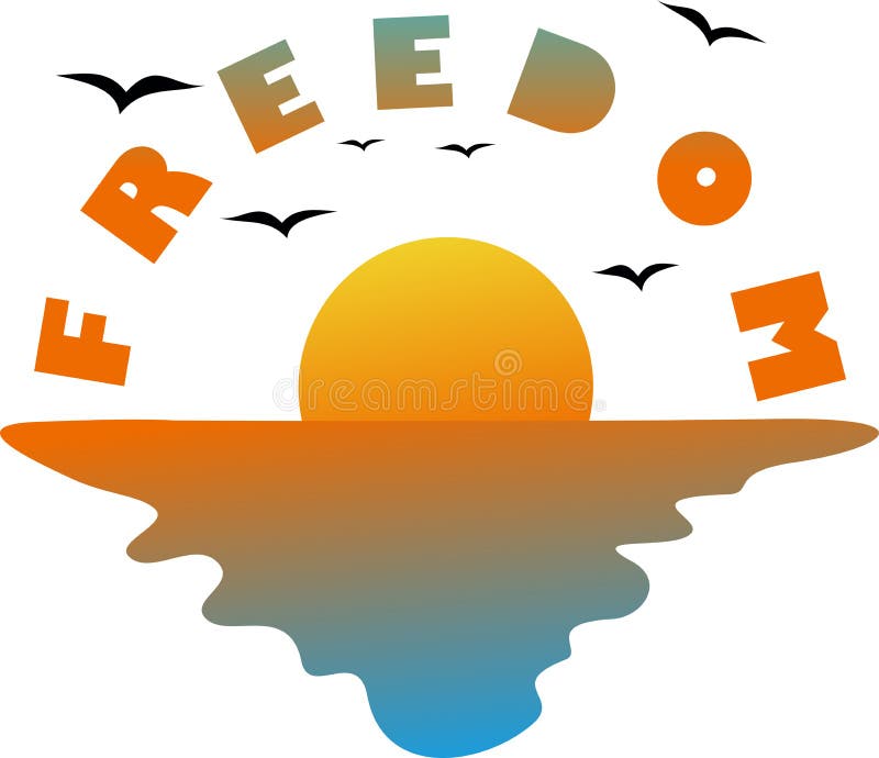 Freedom Vector Illustration Stock Vector - Illustration of fantasy ...