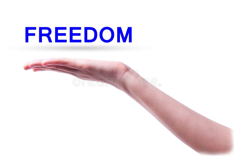 Freedom stock image. Image of blue, commercial, white - 42930245