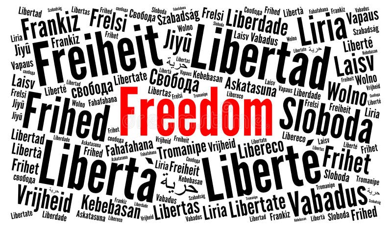 The Word Freedom In Different Languages