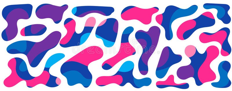 Freeform Blob Shapes. Abstracts Amoeba Shapes, Freeform Organic ...