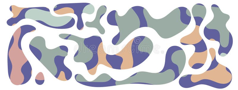 Freeform Blob Shapes. Abstracts Amoeba Shapes, Freeform Organic ...