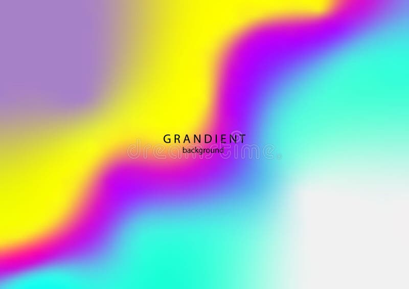 Freeform Gradient Holographic Abstract Colorful Background Spectrum