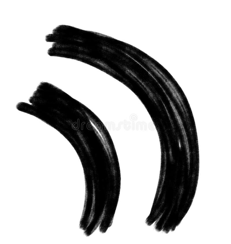 Freeform Hand Doodle Freehand Curve Line and Shape Sketch Stock ...