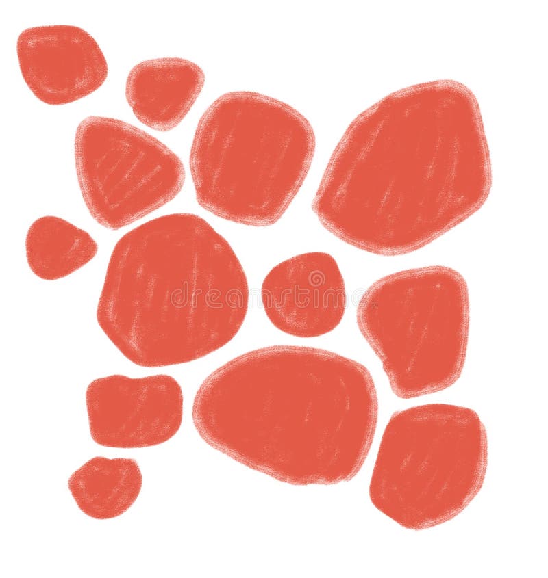 Pebble Sketch Hand Drawn Vector Stock Illustration - Illustration of ...