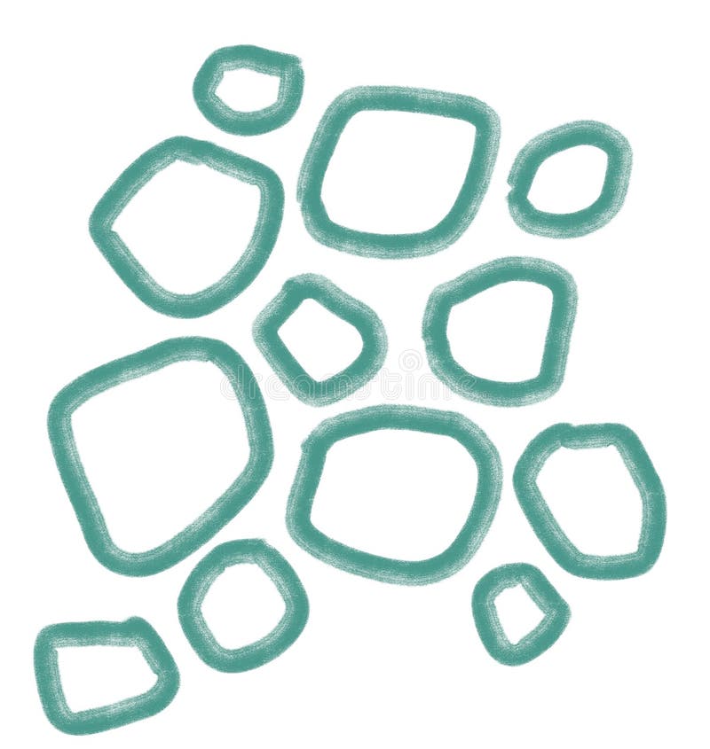 Pebble Sketch Hand Drawn Vector Stock Illustration - Illustration of ...