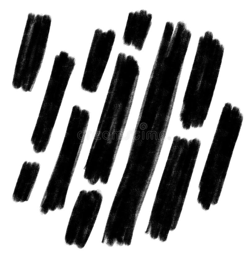 Freeform Hand Doodle Freehand Thick Line and Shape Sketch Stock ...