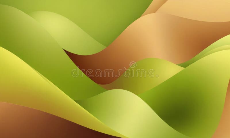 Freeform Shapes in Lime Sandy Brown Stock Photo - Image of background ...