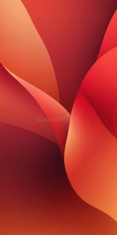 Freeform Shapes in Red Saddlebrown Stock Image - Image of abstract ...